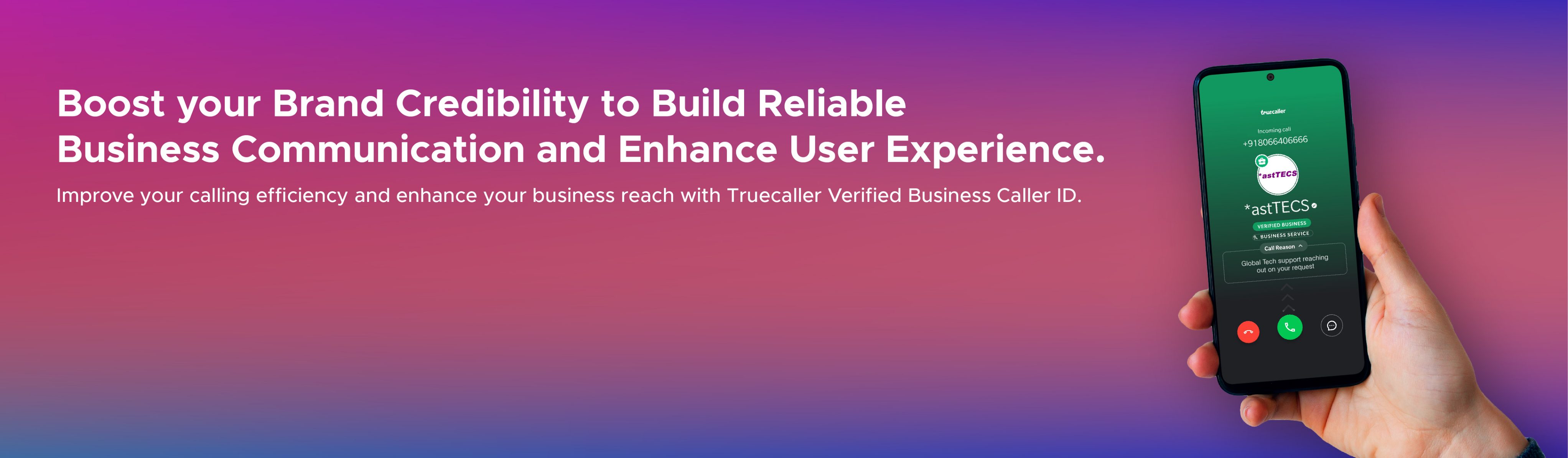 Truecaller Verified Business Identity