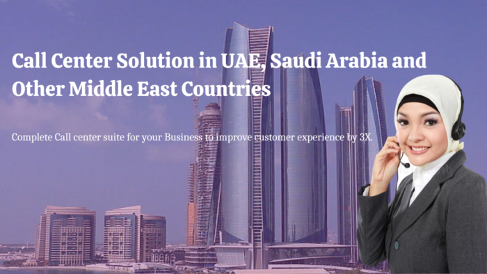 Call Center Solution in UAE, Saudi Arabia, and other Middle East Countries